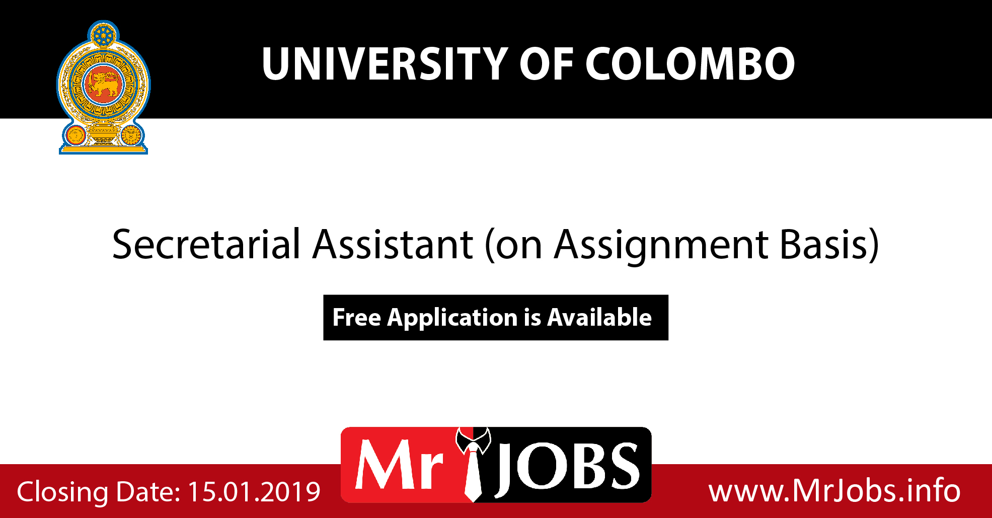 Post of Secretarial Assistant (on Assignment Basis)- University of ... Post of Secretarial Assistant (on Assignment Basis)- University of ...